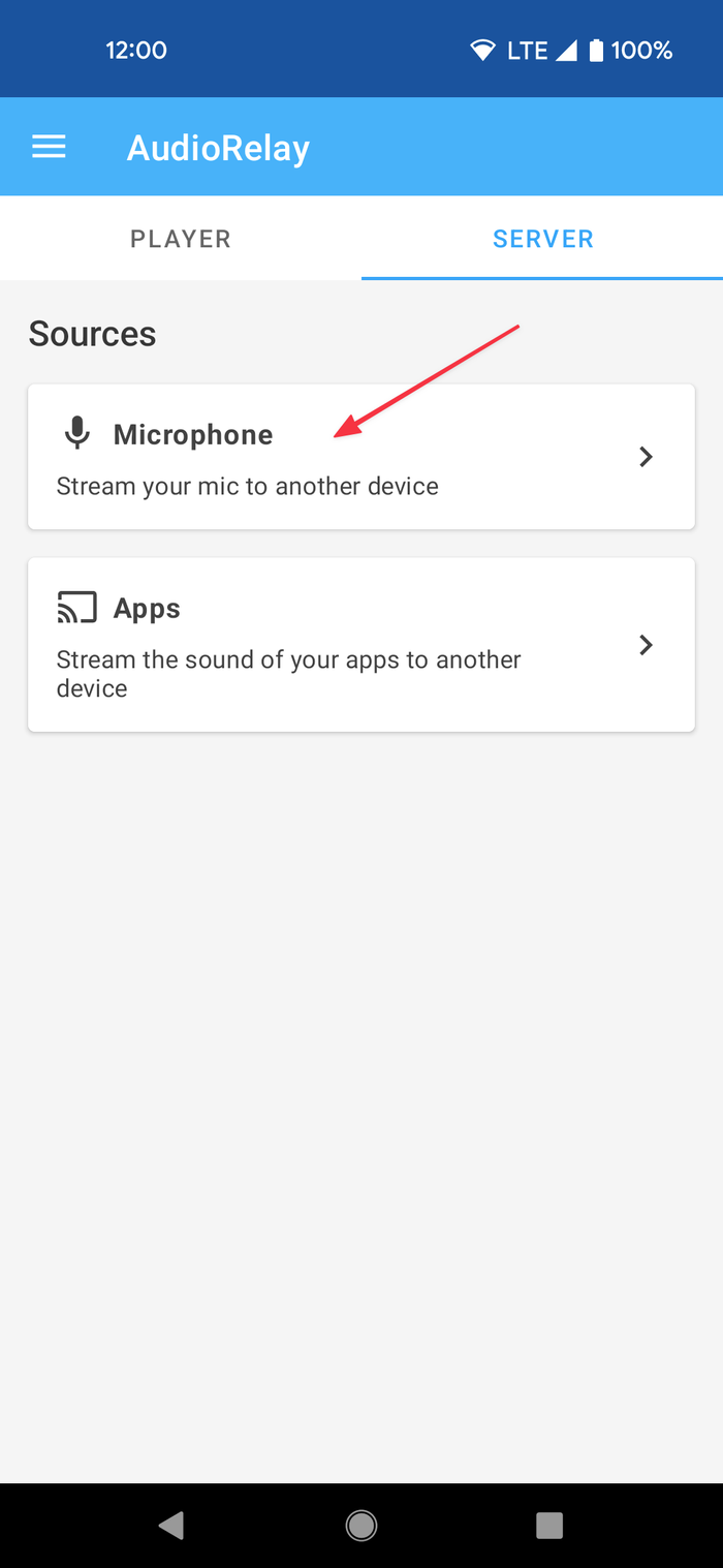 Phone as mic for Linux - AudioRelay